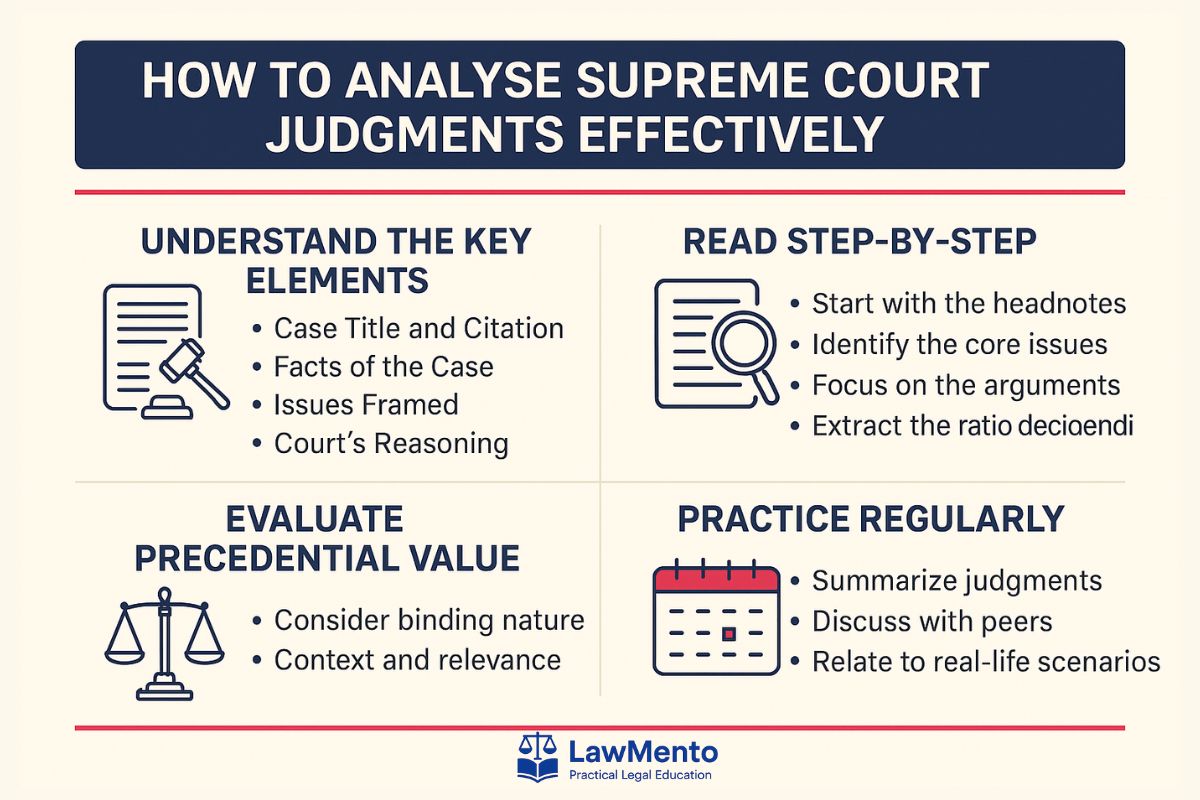 How to Analyse Supreme Court Judgements Effectively - LawMento