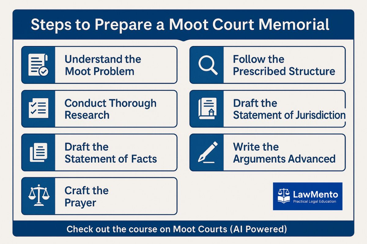 How to Prepare a Winning Moot Court Memorial: Step-by-Step Guide - LawMento