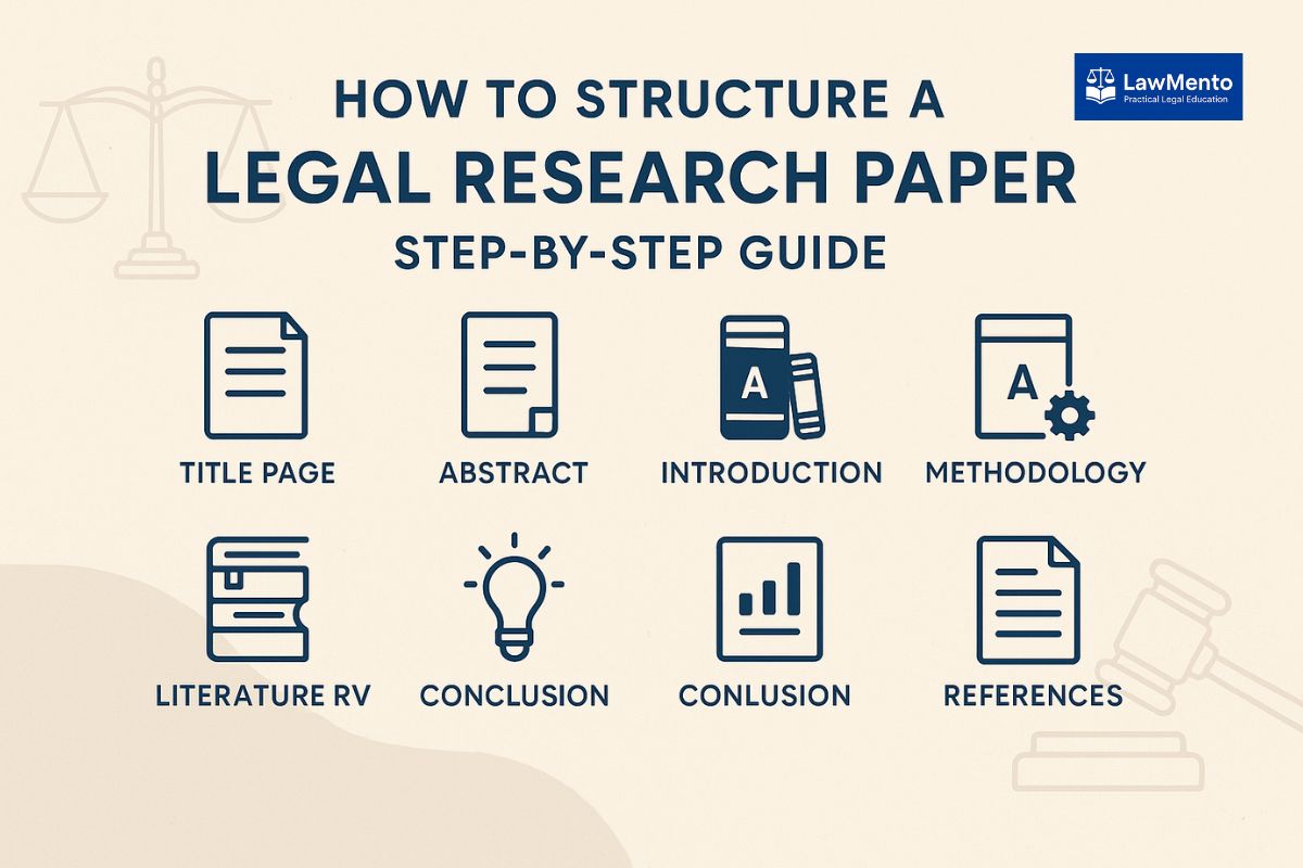 How to Structure a Legal Research Paper: Step-by-Step Guide - LawMento